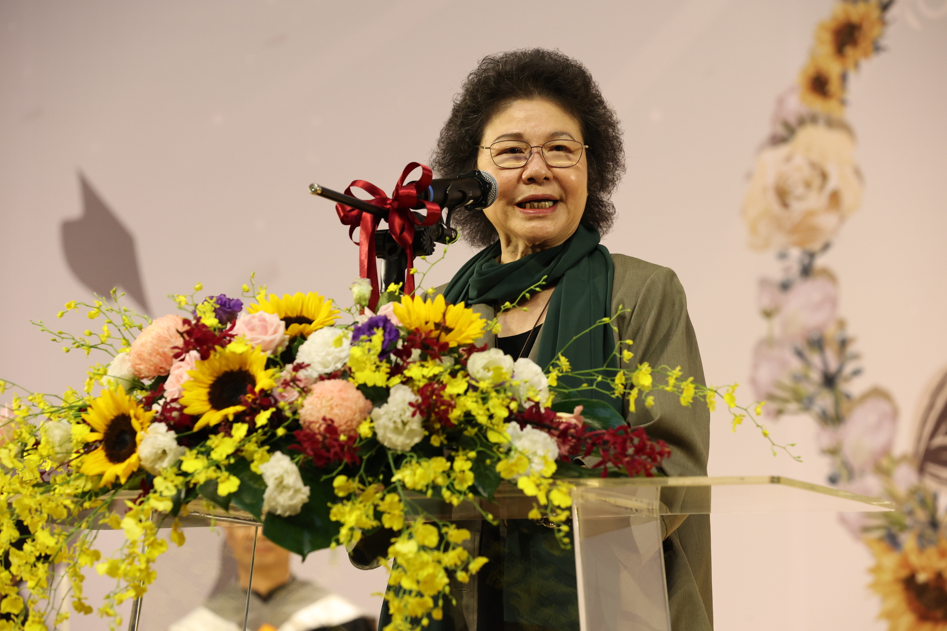 The President of Control Yuan, Chen Chu, urged students to reflect on ...
